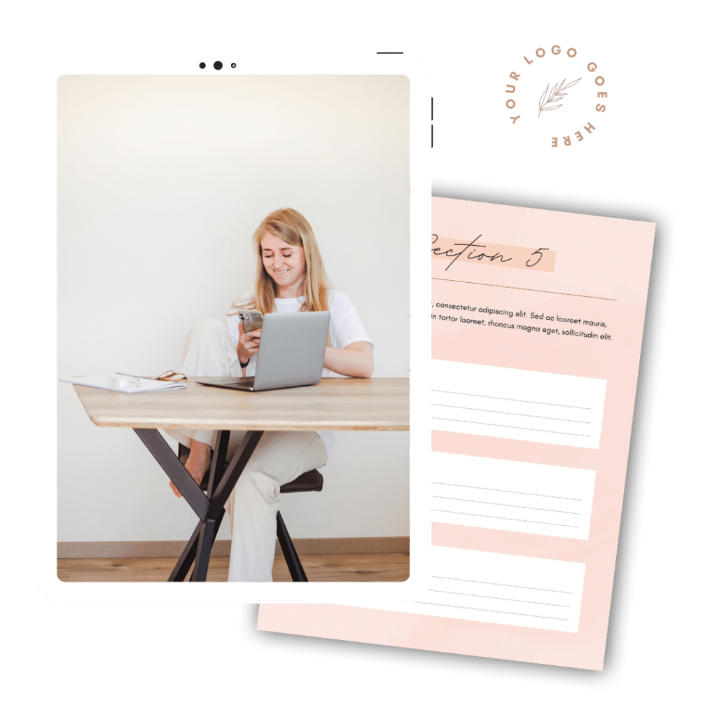 Demo Freebie Page Template - Lady Boss Design